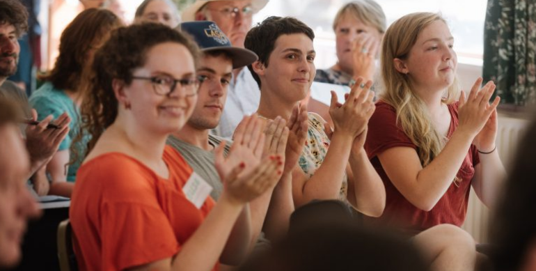 Steve takes part in the Wanton Seed Singing Weekend – Spare Hands